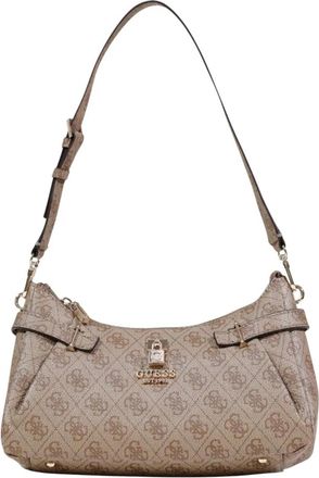 Guess Femme, Sacs, Beige, Taille: ONE Size Sac bandouli&egrave;re Yesba