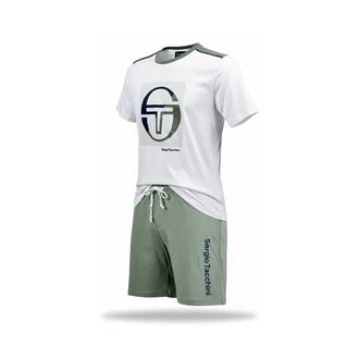 Sergio Tacchini Pyjama Court Homme 2827 BLANC