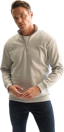 DeFacto Herren Sweatshirts - Bequeme Sweatshirt Herren Pullover LT.Grey L