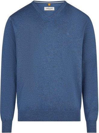 Redmond V-Ausschnitt-Pullover Basic (1-tlg) Pullover - Baumwolle - Atmungsaktiv - Weicher Feinstrick
