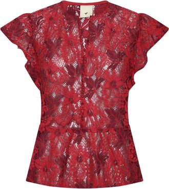 Julie Fagerholt - Heartmade Femme, Blouses et Chemises, Rouge, Taille: 44 FR Blouse