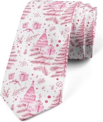 Generic Cravate DAffaires Fleurs Roses Fine Cravates Formelle Cravate Pour Hommes Pour L&Eacute;cole Mariage &Eacute;v&eacute;nements