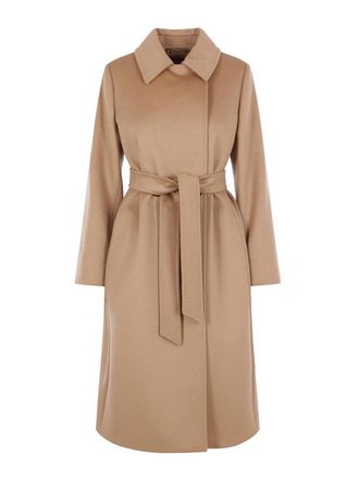 Max Mara Knielanger Mantel - Camel