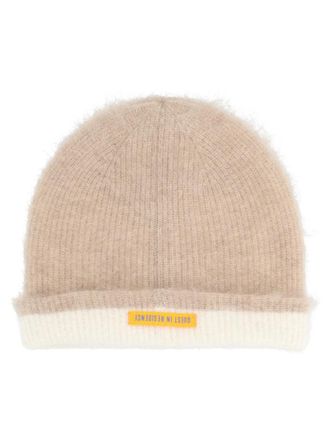 Guest In Residence Reversible Cashmere Beanie - Beige