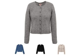 Spieth & Wensky Strickjacke Delo-Strickjacke Delo Damen Strickjacke Janker Trachten jacke