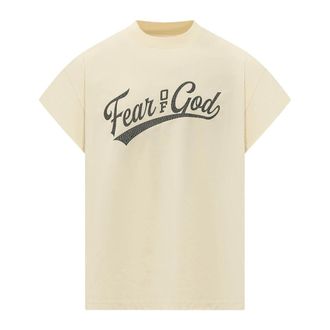 Fear of God Homme, Tops, Beige, Taille: XS T-shirt Coupe 90s