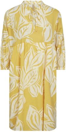 Soyaconcept Damen, Kleider, Gelb, LGr&ouml;&szlig;e