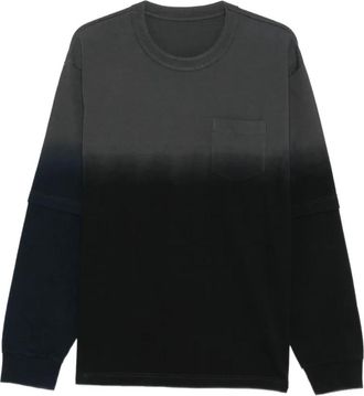 sacai Homme, Sweatshirts et sweats &agrave; capuche, Noir, Taille: L SweaT-shirts