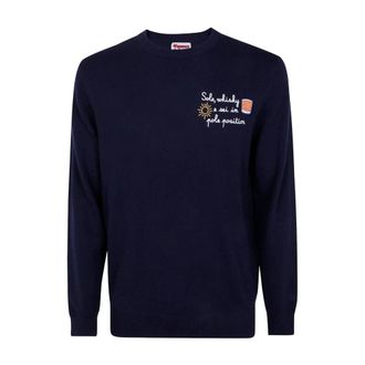MC2 Saint Barth Heron Light Rundhals-Strickware - - Knitwear - Herren - Blau - XL