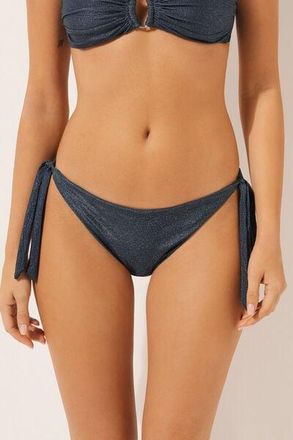 Calzedonia Bikinihose Mit Schleifen Glowing Python Blau