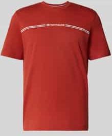 Tom Tailor Regular Fit T-Shirt aus reiner Baumwolle