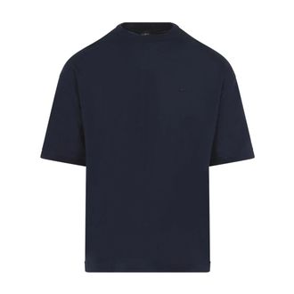 Kiton T-shirt col rond - Homme - Tops - Bleu - Taille: XL
