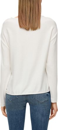 s.Oliver Damen Sweatshirt Langarm White 32