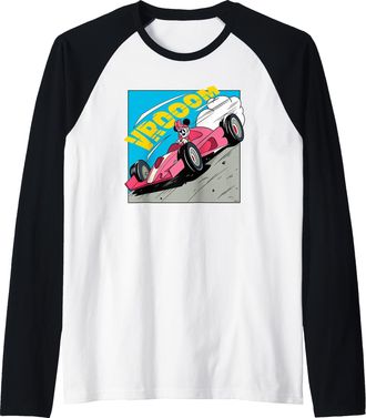 Disney Minnie Mouse Racing Team VROOOM Race Car Driver Raglan