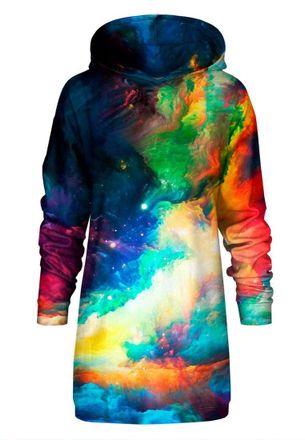 Mr. Gugu & Miss Go Colorful Space Oversize Hoodie-Kleid