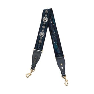 Dior Pre-owned Bestickter Taschenriemen - - Pre-owned - Damen - Blau - ONE SIZE
