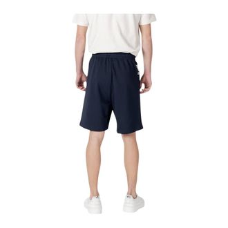Emporio Armani Shorts en coton avec poches avant - Homme - Shorts - Bleu - Taille: XS