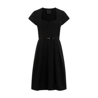 Givenchy Schwarzes Baumwollkleid mit 4G-Logo - - Dresses - Damen - Schwarzk - S