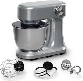 Klarstein Klarstein Bella Evo Robot P&acirc;tissier 1500W - 5L Bol Inox, 12 Vitesses, Syst&egrave;me Plan&eacute;taire, Pulse, Crochet, Fouet & Batteur, Robot Cuisine Multifonction