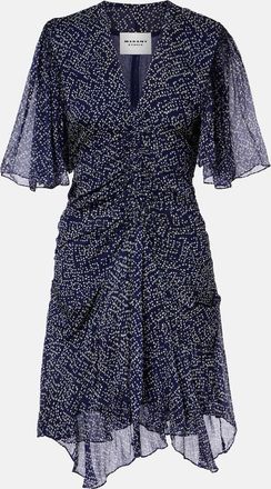Isabel Marant Bedrucktes Minikleid Vivienne aus Musselin