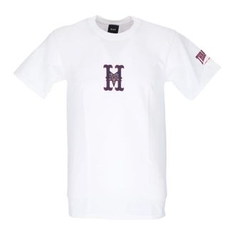 HUF Huf, Homme, Tops, Blanc, Taille: S T-shirt Homme Blanc Thrasher Logo