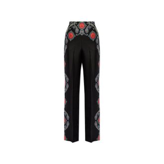 Etro Femme, Pantalons, Bleu, Taille: 36 FR Pantalon Tobiah en Soie