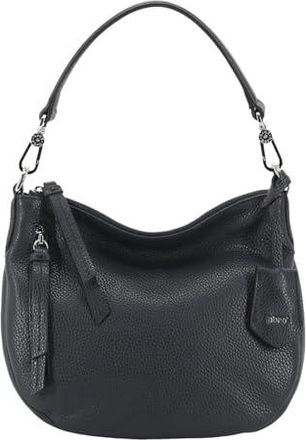 Abro sac à épaule bandoulière Leather Adria Hobo Bag Juna Navy bleu marine