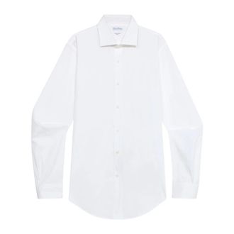 Brooks Brothers Slim Fit Popeline Hemd mit Londoner Kragen - - Shirts - Herren - Wei&szlig; - M