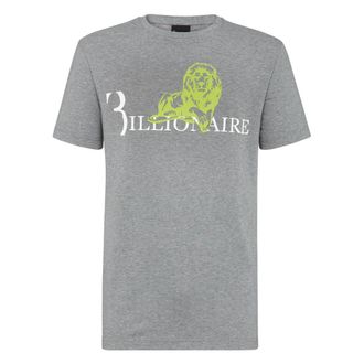 Billionaire Boys Club T-shirt Rundhals L&ouml;we - - Tops - Herren - Grau - 3XL