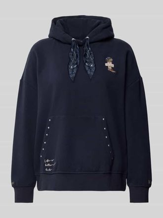 Smith & Soul Oversized Hoodie aus Baumwoll-Mix mit Nieten-Details
