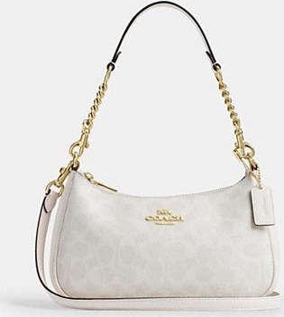 Coach Teri Schultertasche aus Signature-Canvas