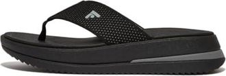 FitFlop Femme Surff Sandales Bicolores en Toile, Noir, 39 EU