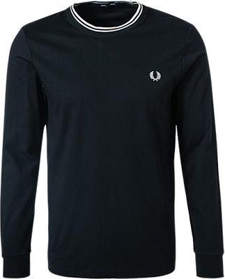 Fred Perry Herren Longsleeve schwarz