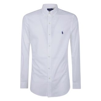 Polo Ralph Lauren Langarm Sporthemd - - Shirts - Herren - Wei&szlig; - L