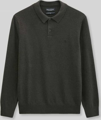 Marc O'Polo Regular Fit Pullover aus Baumwoll-Schurwoll-Mix