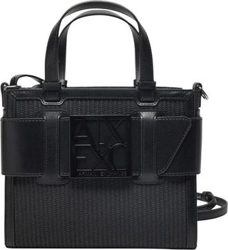 A|X Armani Exchange Femme, Sacs, Noir, Taille: ONE Size Sac &agrave; main avec bandouli&egrave;re et int&eacute;rieur spacieux