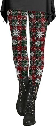 Generico Leggings Femme &Eacute;l&eacute;gants et Confortables 2024 Leggings dHiver Femme Gainants, Leggings Dr&ocirc;les pour No&euml;l, Collants Femme Motifs Chauds, Collants Fitness
