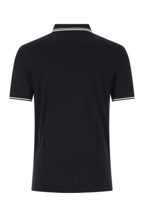 Fred Perry Twin Polo Shirt - Black