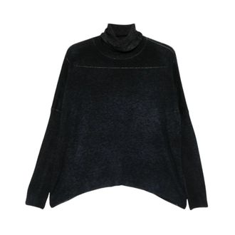 Avant Toi Ultraleichter Kaschmir-Rollkragenpullover - - Knitwear - Damen - Blau - XS