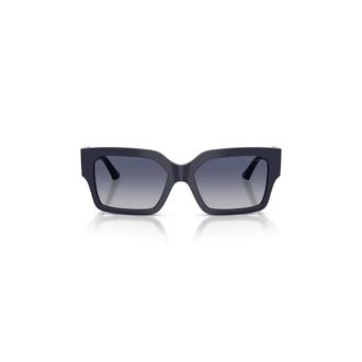 Jimmy Choo London Rechteckige Sonnenbrille - - Accessories - Damen - Schwarzk - 55 MM