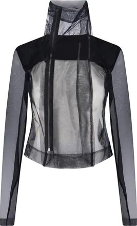 Rick Owens Transparent Top Naska Biker