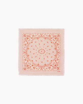 Kujten Petit bandana cachemire bicolore imprim&eacute; - Petit Bandana Hachi Bico