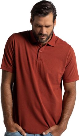 JP1880 Herren große Größen Übergrößen Menswear L-8XL bis 8XL, Poloshirt, Oberteil, Knopfleiste, Hemdkragen, Pique, Bernstein 6XL 702560670-6XL