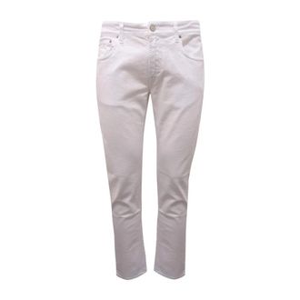 Department Five Italienische Stilvolle Wei&szlig;e Hose - - Trousers - Herren - Wei&szlig; - W36
