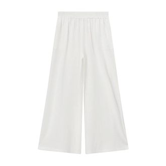 Sminfinity Femme, Pantalons, Blanc, Taille: 40/42 FR Wide Pantalons