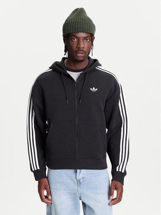 adidas Sweatshirt adicolor Spacer JX1507 Schwarz Loose Fit