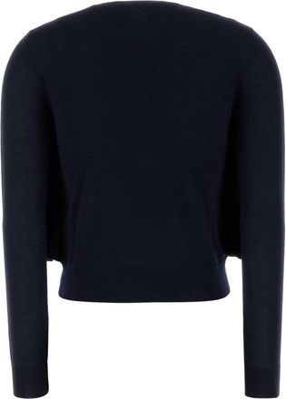 Loewe Wool Cardigan - Navy