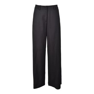 Costume National Moderne Wollmischungshose - - Trousers - Damen - Schwarzk - 3XL