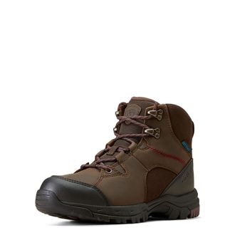 Ariat Womens Skyline Mid Waterproof Boots in Chocolate Brown, B Medium Width, Size 36.5, by Ariat