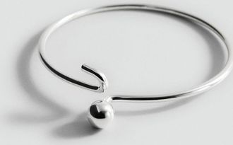 Mango Bracelet fin rigide argent - Femme - Taille unique - MANGO